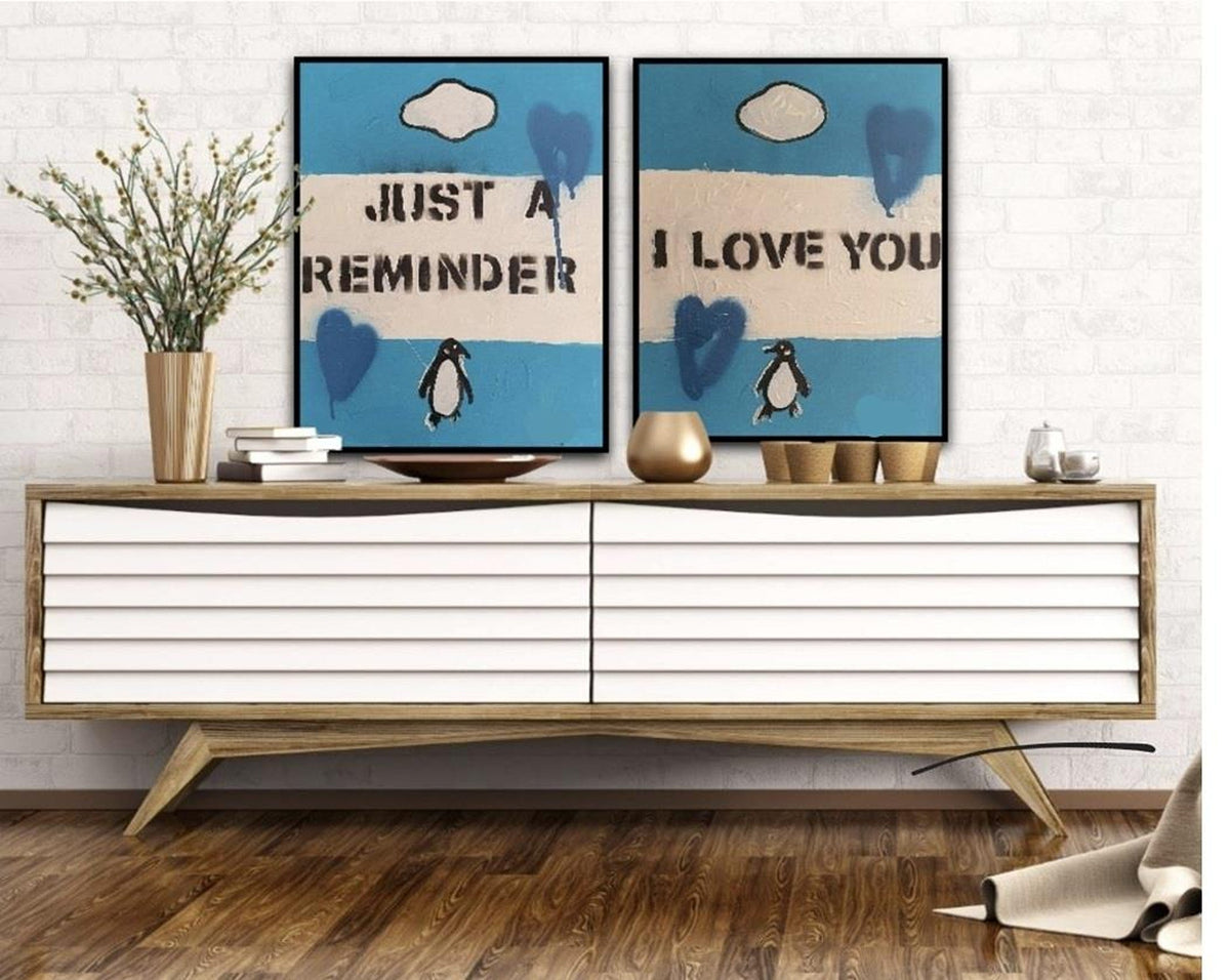 Buy Original Art | Penguin Book Covers - Just A Reminder....I Love You ...